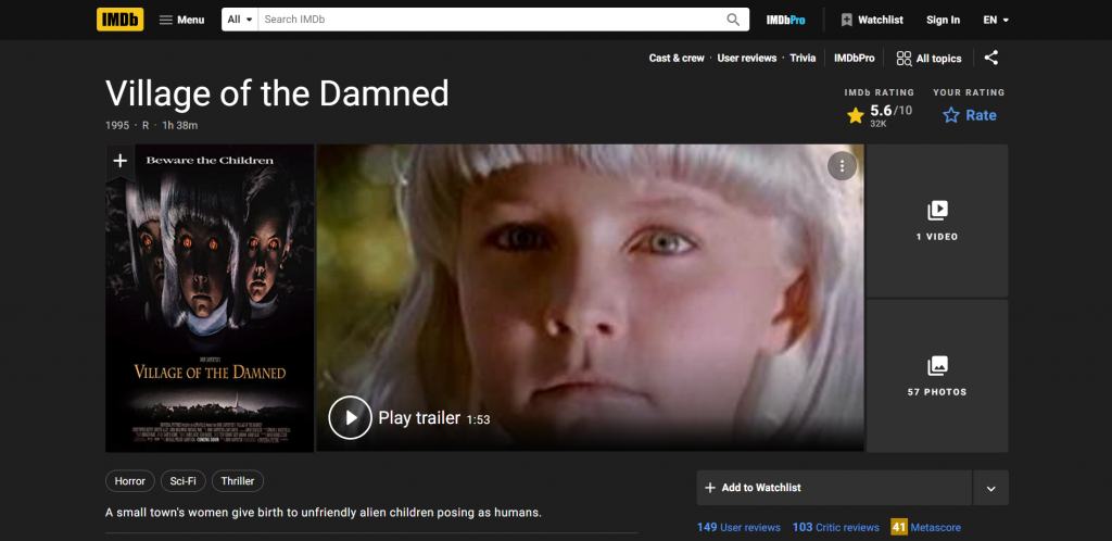Top 10 Horror Movies of All Time in London - London Business Mag